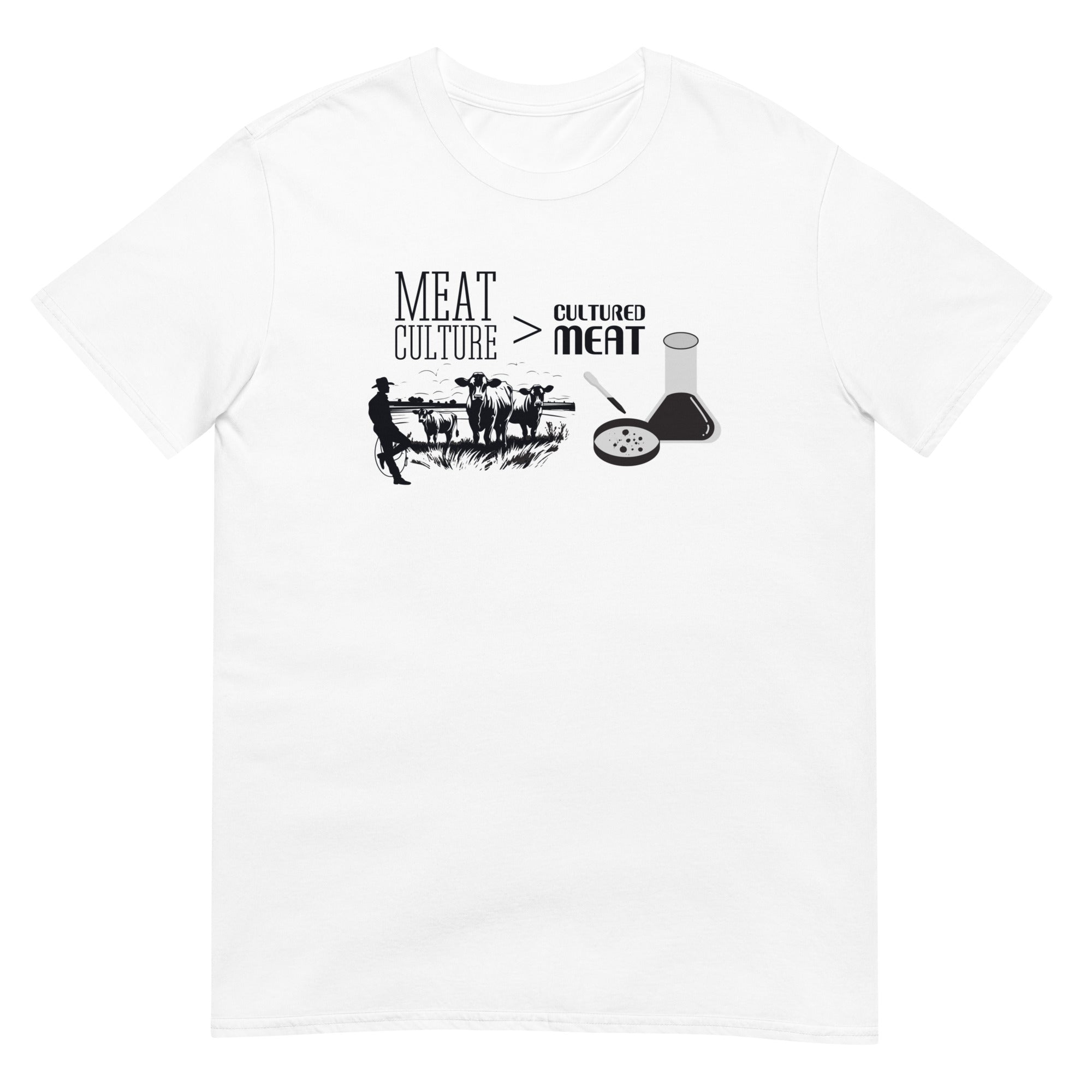 "Meat Culture > Cultured Meat" T-Shirt – White Oak Pastures